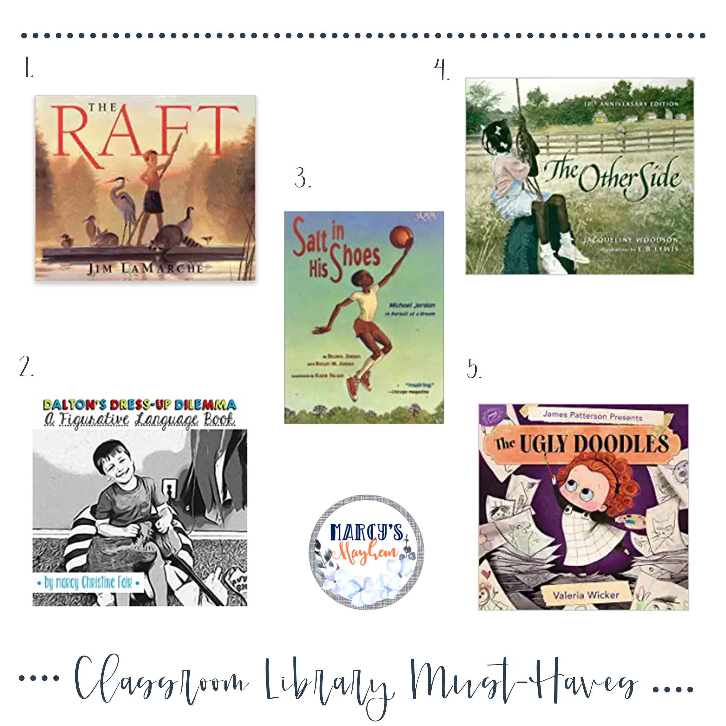 Elementary Read Aloud Must Haves - Marcys Mayhem