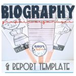 Biography Writing Organizer for 3rd, 4th grade & 5th grade - Marcys Mayhem