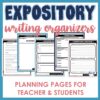 Graphic Organizer for Informative Essay - Marcys Mayhem
