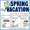 Plan a Trip Math Project Based Learning Vacation Real World Math ...