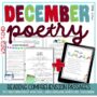 December Poetry activity, Winter reading comprehension passages ...