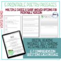 December Poetry activity, Winter reading comprehension passages ...