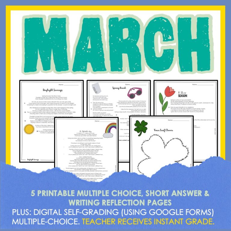 Engaging and Fun Month of March Poems - Marcys Mayhem