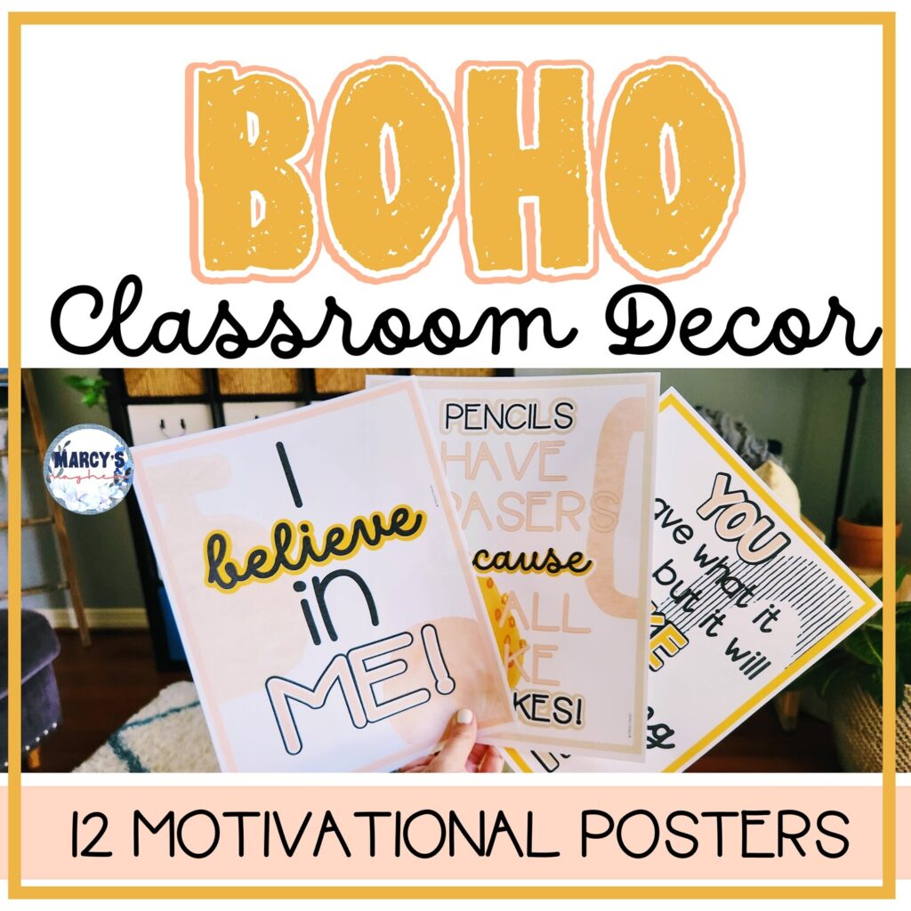 Modern boho inspirational posters - Marcys Mayhem