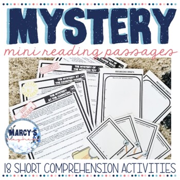 Mini mysteries reading comprehension - short stories with clues 2nd ...