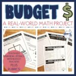 Make a Budget Project Real World Math and Answer Key - Marcys Mayhem