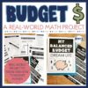 Make a Budget Project Real World Math and Answer Key - Marcys Mayhem