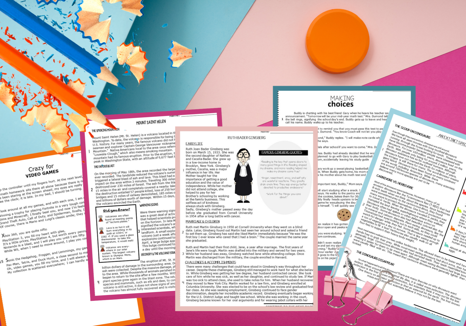 Main Idea Made Simple: Passages for 4th and 5th Grade - Marcys Mayhem