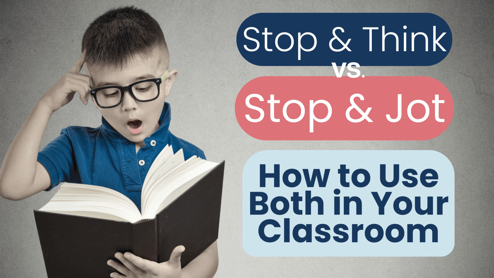 Stop and Think vs Stop and Jot reading strategy: How to Use Both in ...